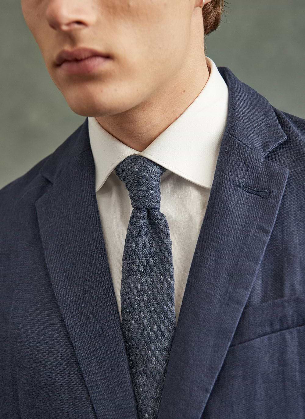 Mens navy tie store