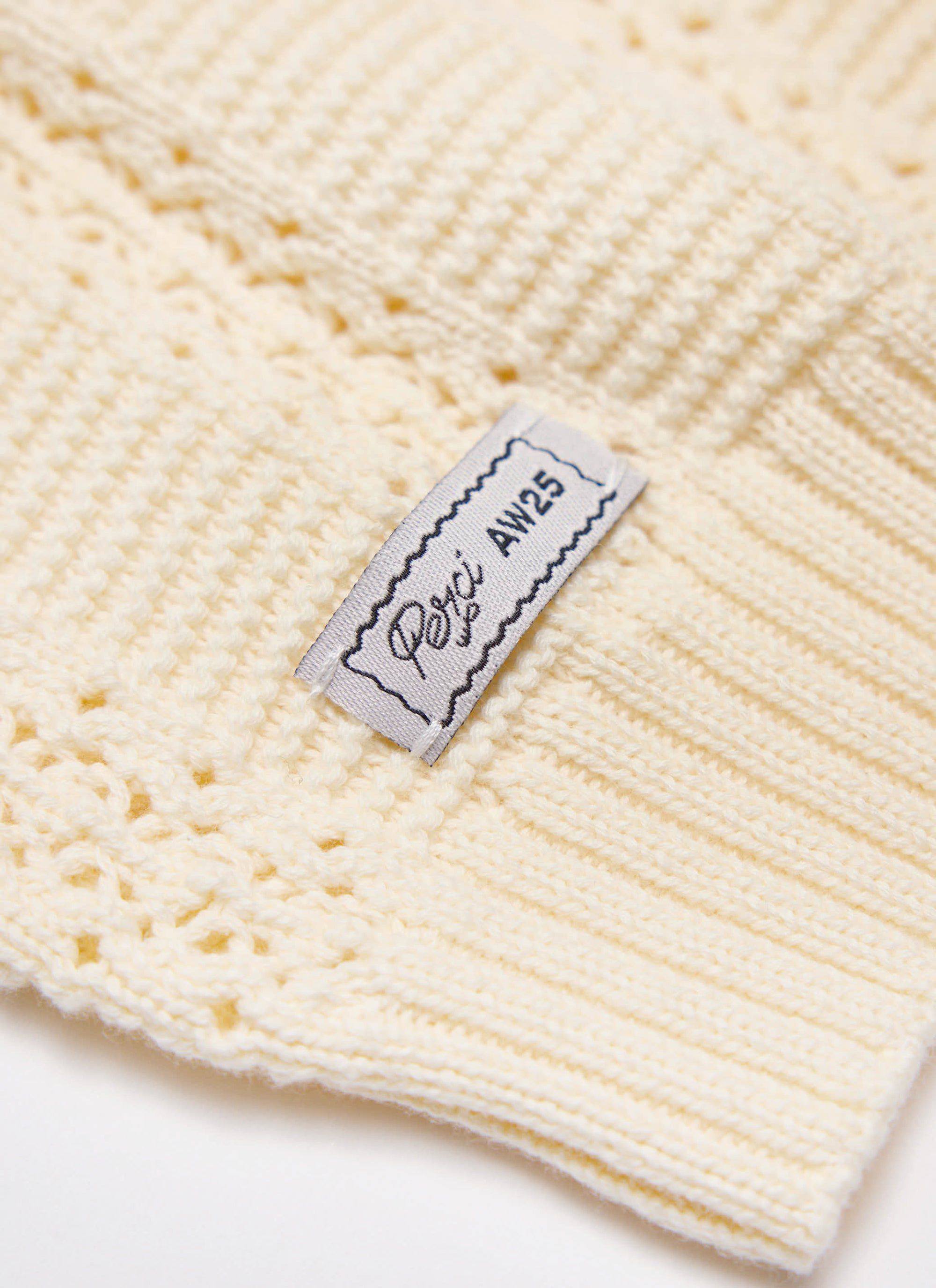 Men's Addendum Knitted Shirt | Cotton | Ecru Cream | Percival Menswear