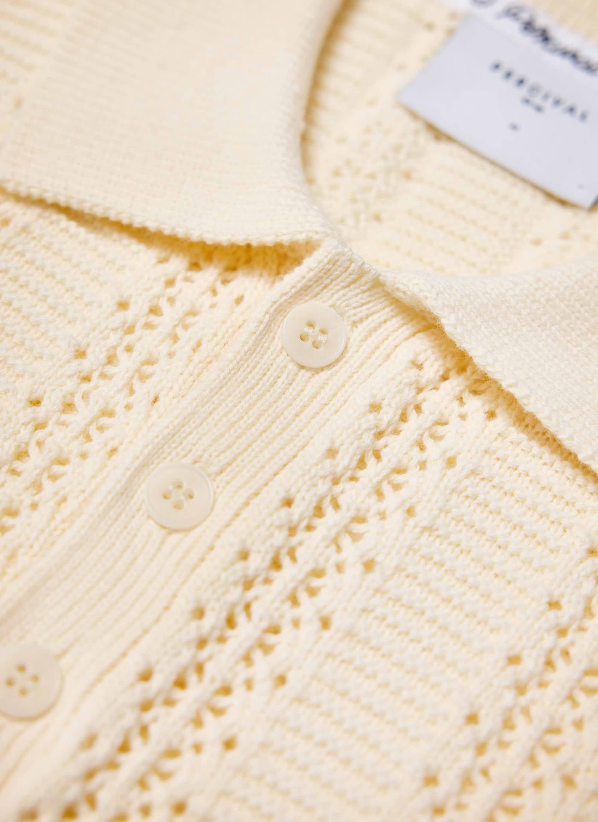 Men's Addendum Knitted Shirt | Cotton | Ecru Cream | Percival Menswear