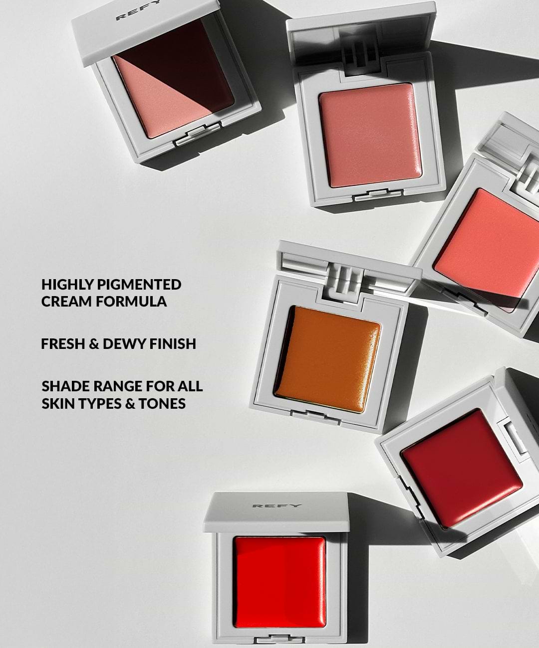 Cream Blush | 9 Shades of Buildable, Radiant Cheek Tint | REFY
