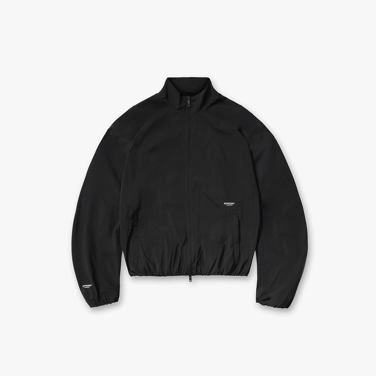Black Micro Track Jacket | Represent Owners Club | REPRESENT