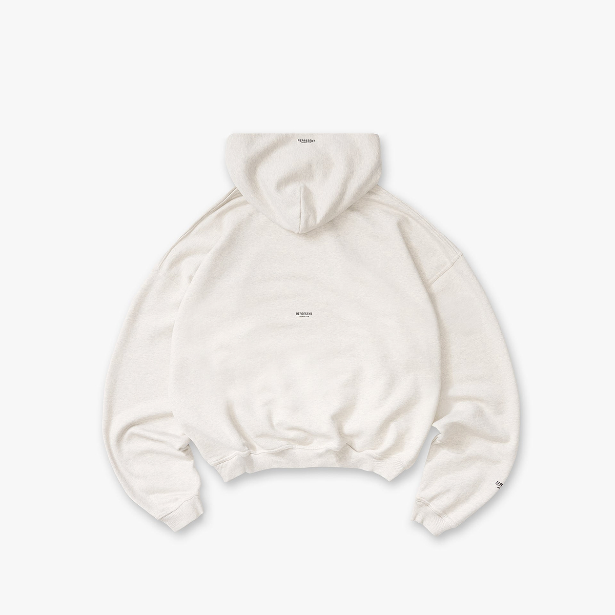 Cream Marl Micro Hoodie | Represent Owners Club | REPRESENT