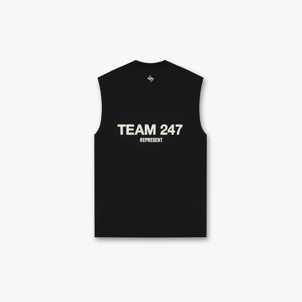Jet Black Team 247 Tank | 247 Running T-shirt | REPRESENT