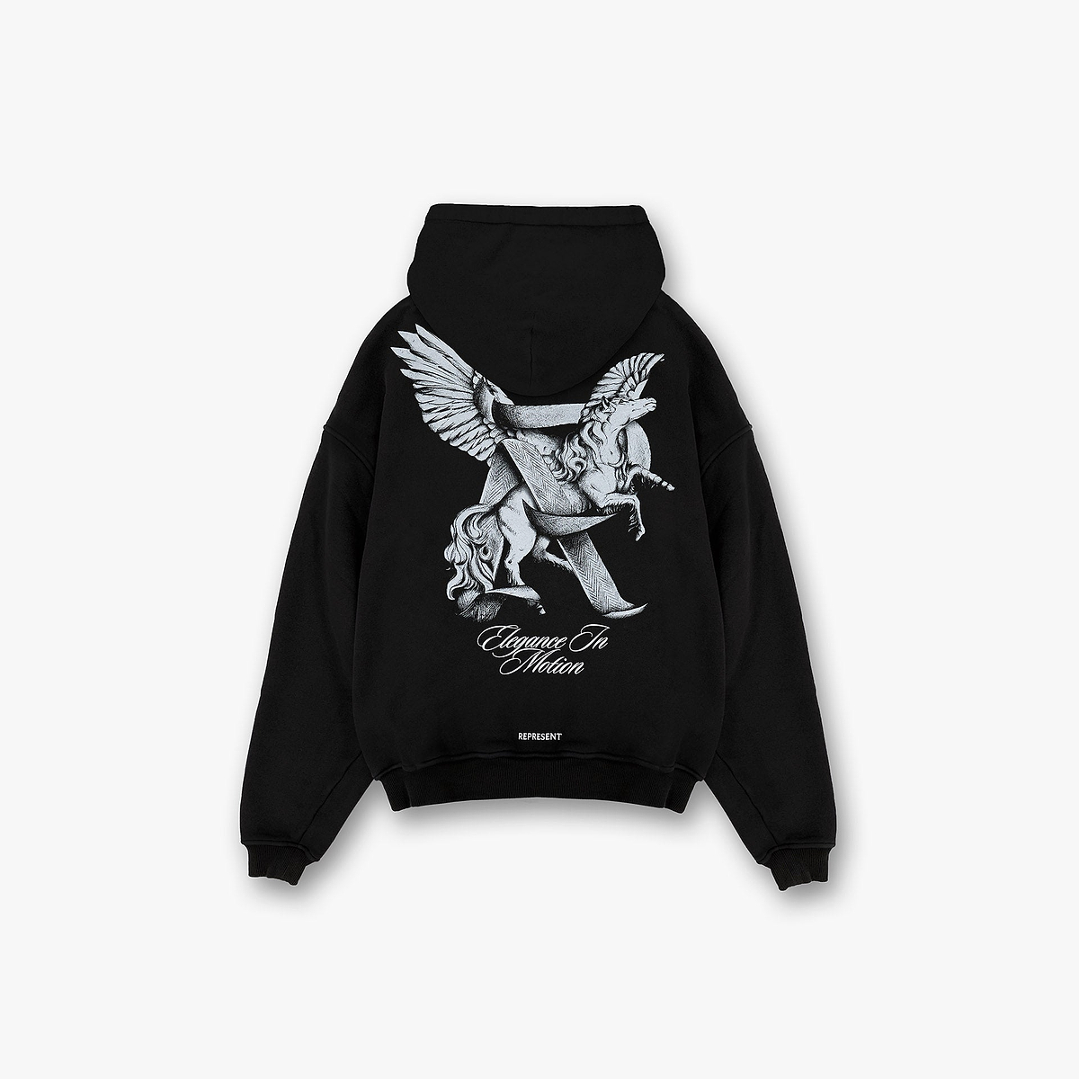 Elegance In Motion Hoodie | Jet Black | REPRESENT