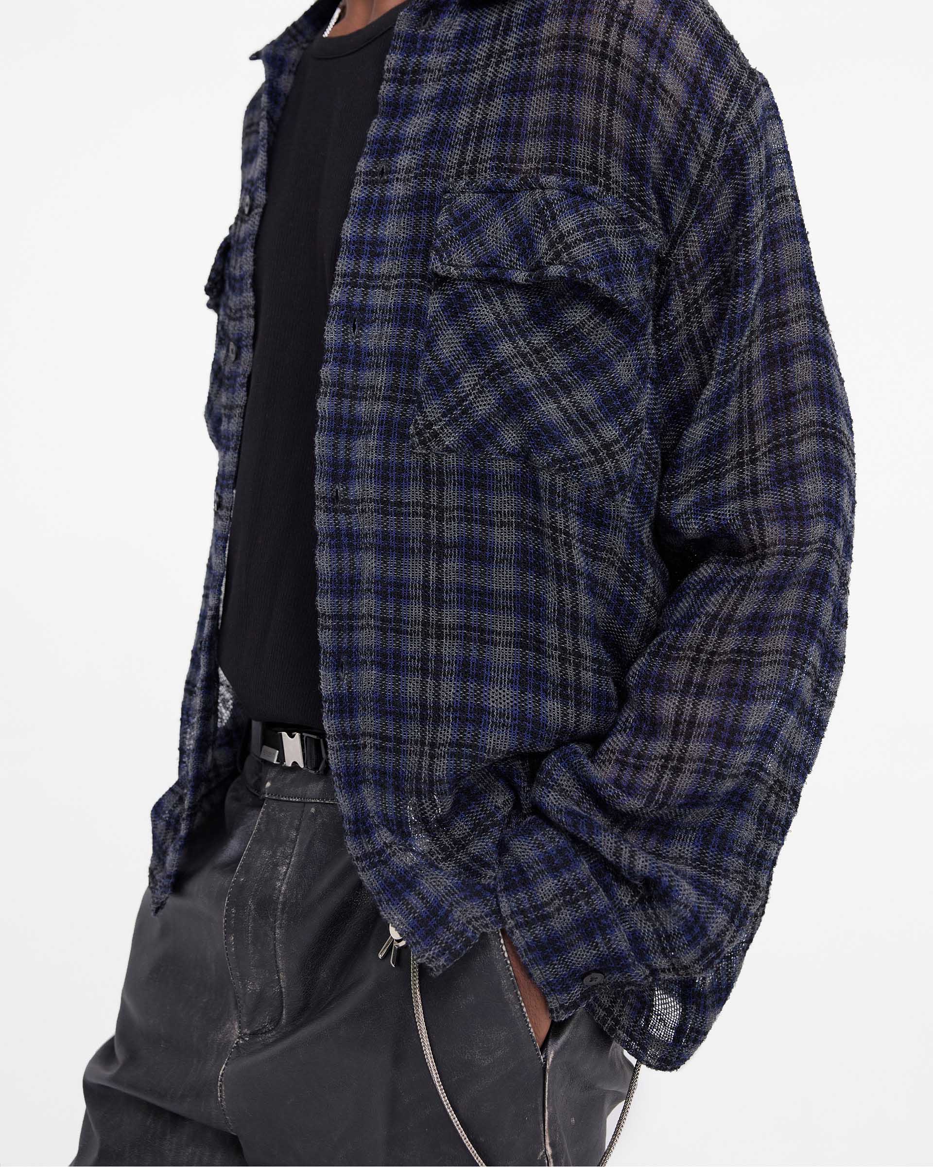 Blue Check Flannel Shirt | REPRESENT CLO