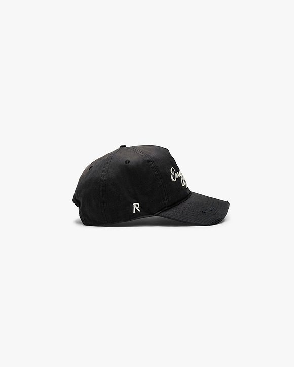 Represent X 47 EngLAnd Old English Cap | Aged Black | REPRESENT