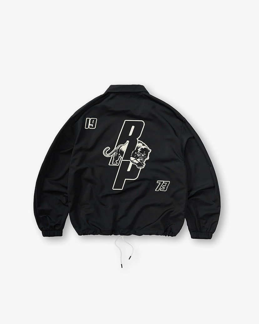 Black Represent x Puma Hoops Coach Jacket | Mens Jackets | REPRESENT