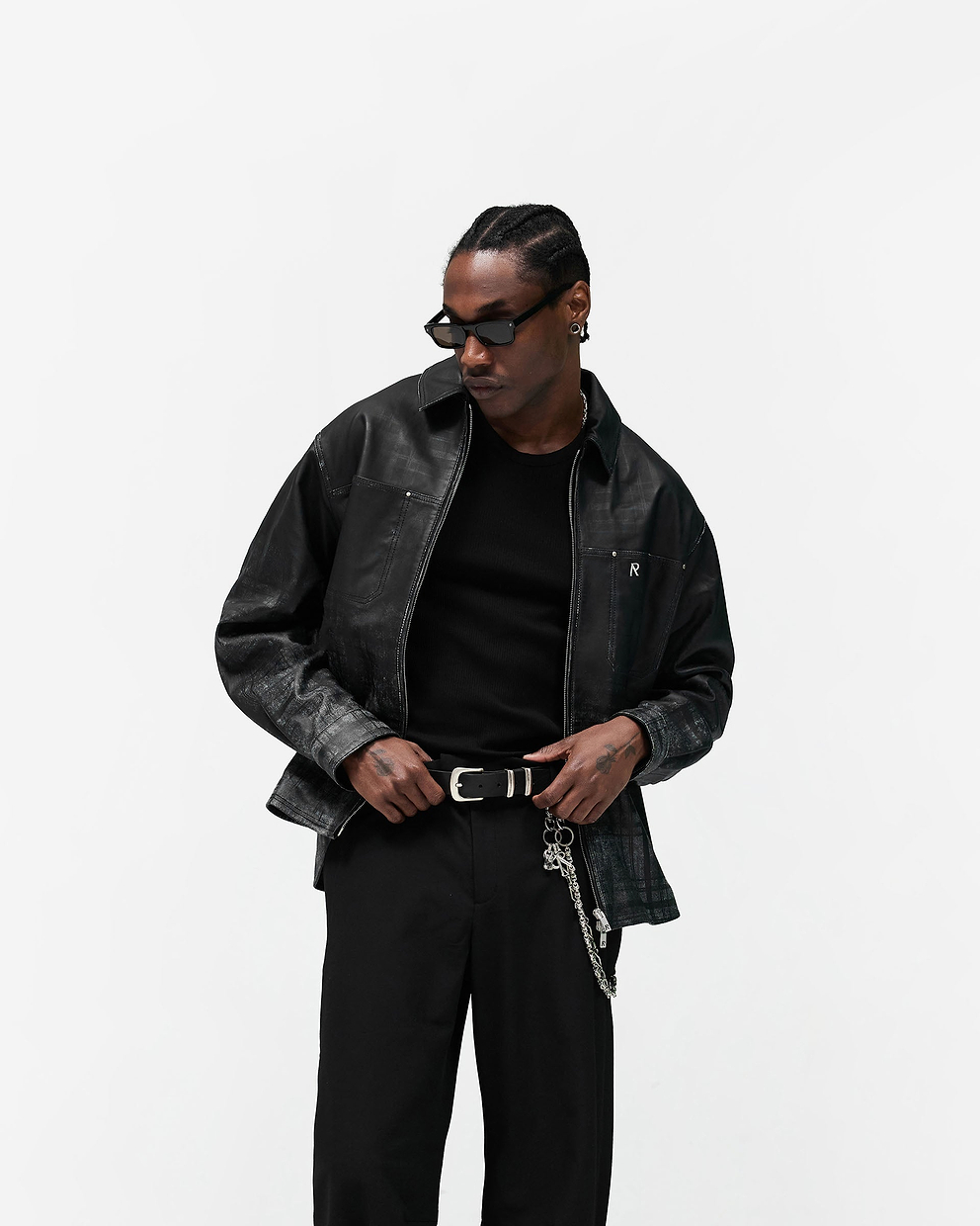 Rodeo Jet Black Leather Jacket | Mens Jackets | REPRESENT