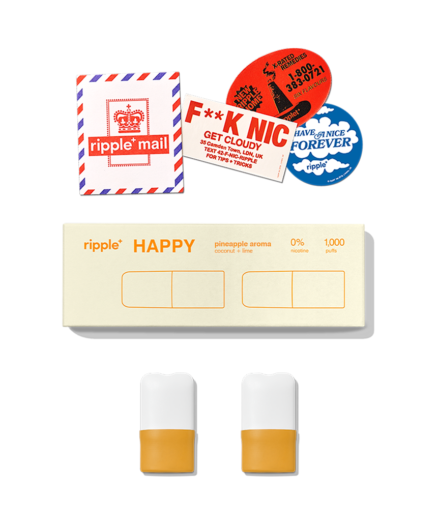 HAPPY | Pineapple Aroma Diffuser | Rechargeable | Nicotine Free