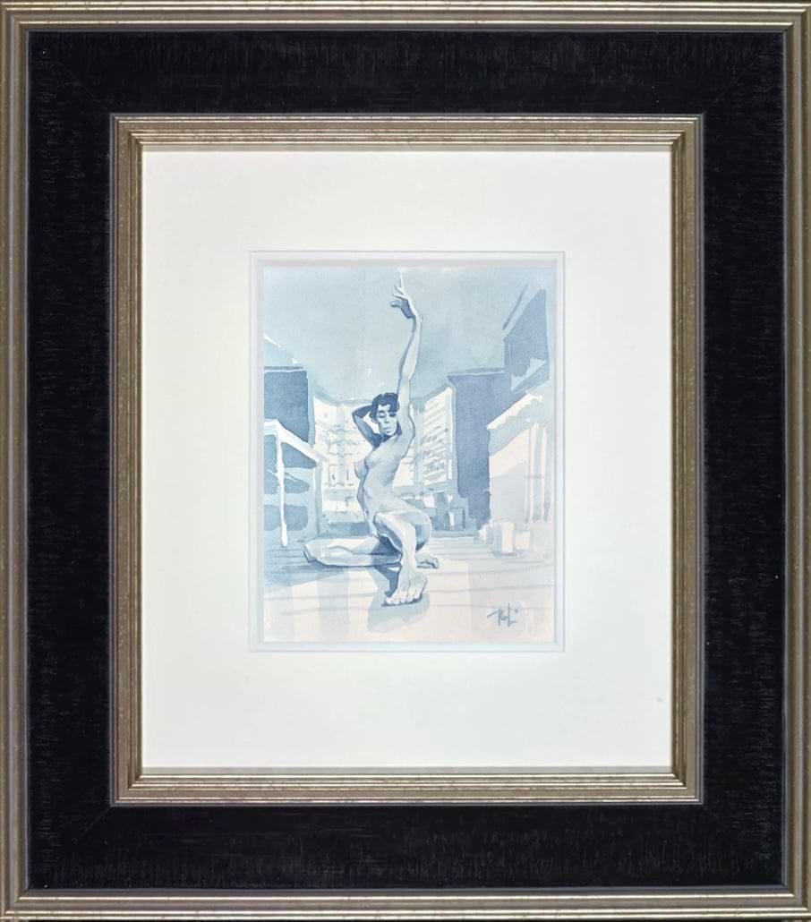 Rebecca In The Studio | Toby Mulligan - Clarendon Fine Art