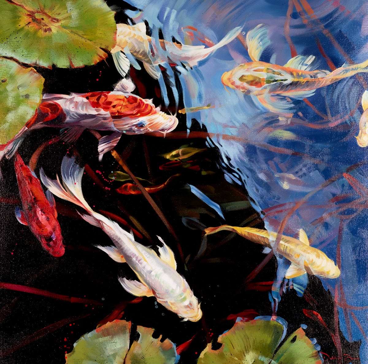 Koi Reflections | Debbie Boon - Clarendon Fine Art