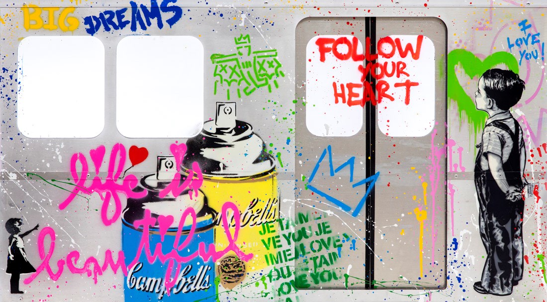 Subway Panel | Mr. Brainwash – Clarendon Fine Art