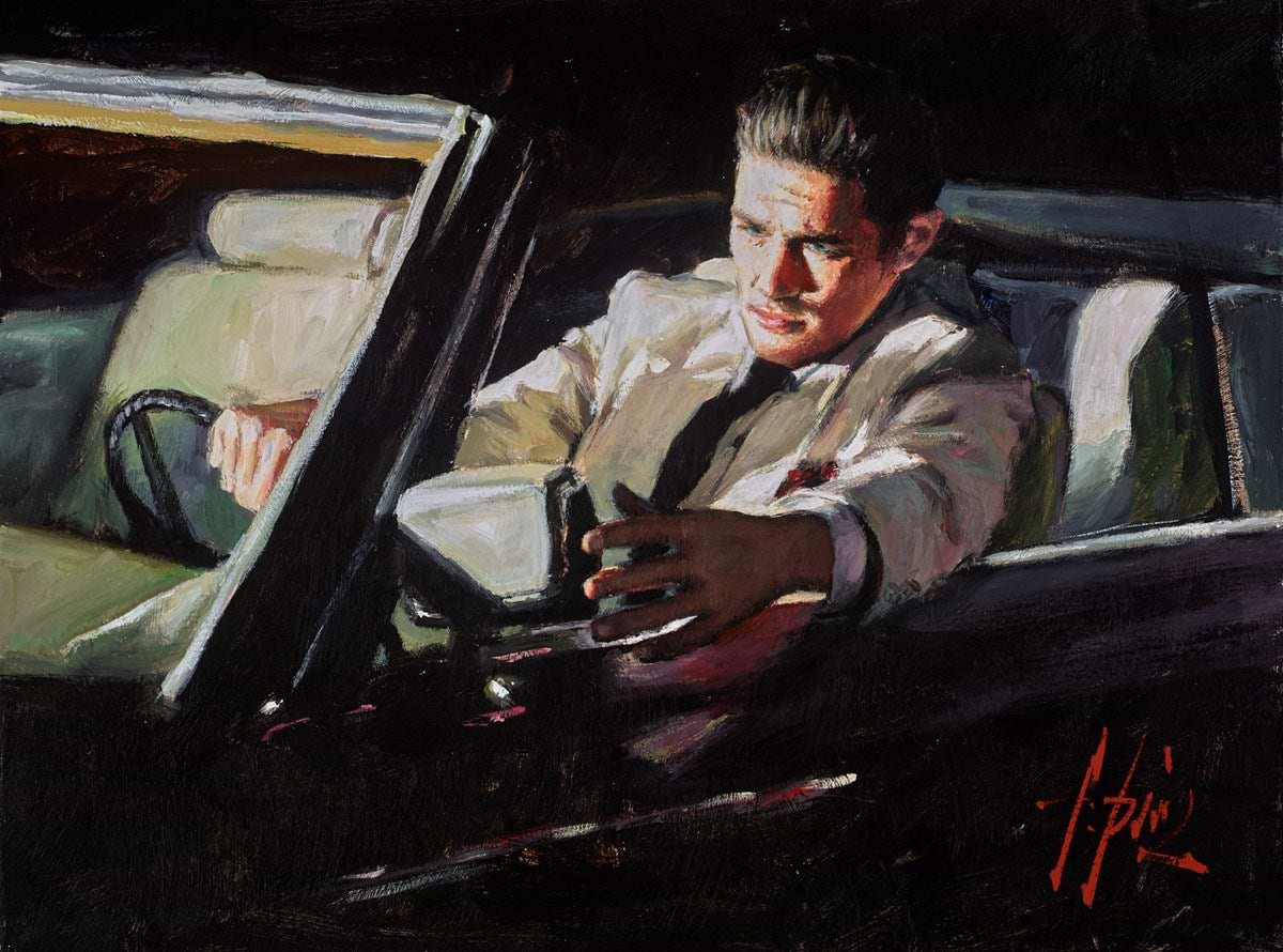 Late Ride IV | Fabian Perez – Clarendon Fine Art