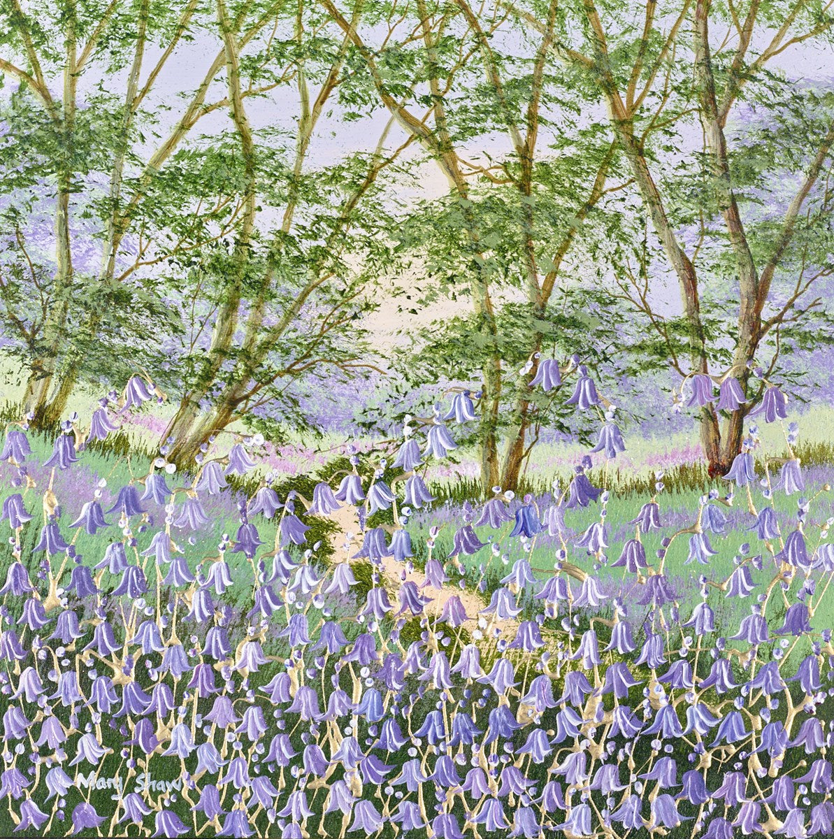 Woodland Walk II | Mary Shaw – Clarendon Fine Art