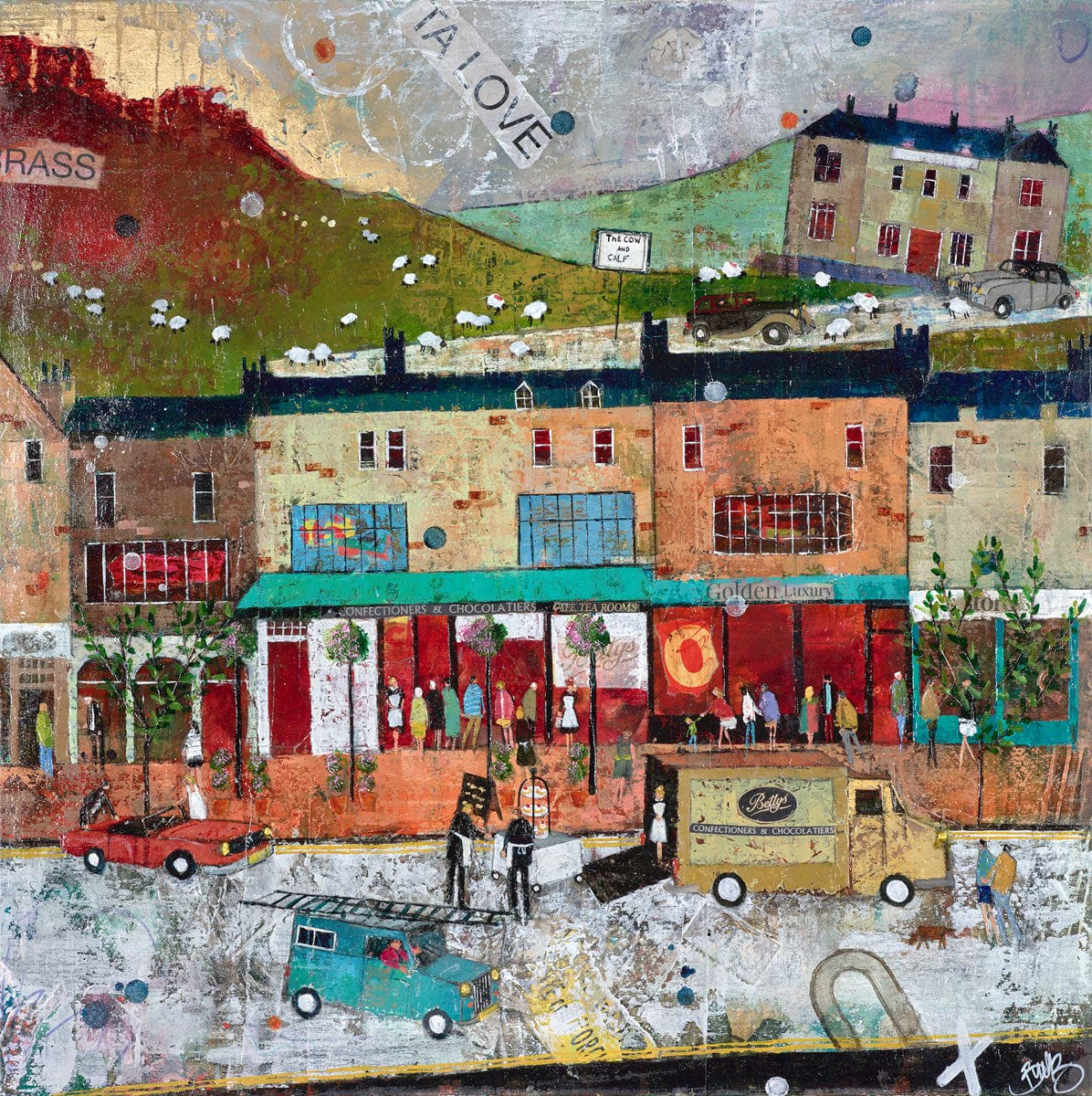 The Cow And Calf | Richard Burel – Clarendon Fine Art