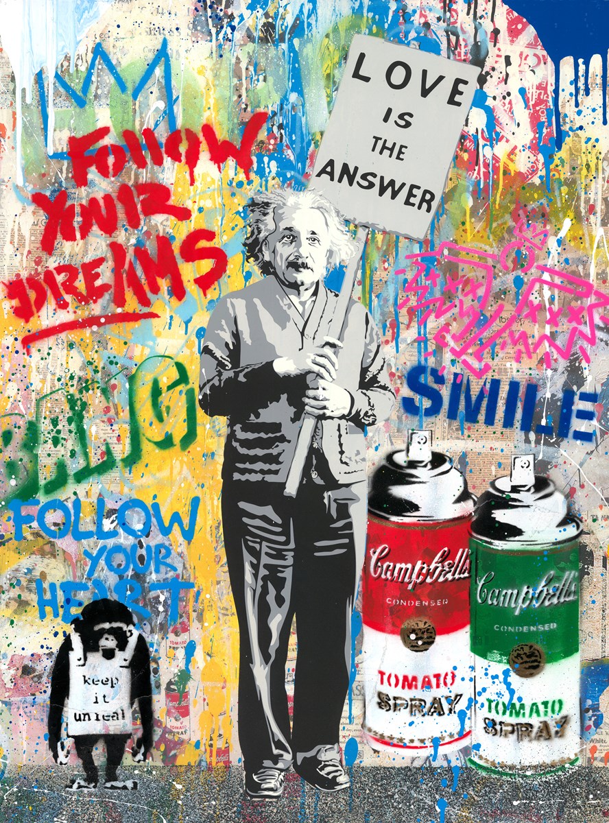 Einstein | Mr. Brainwash – Clarendon Fine Art