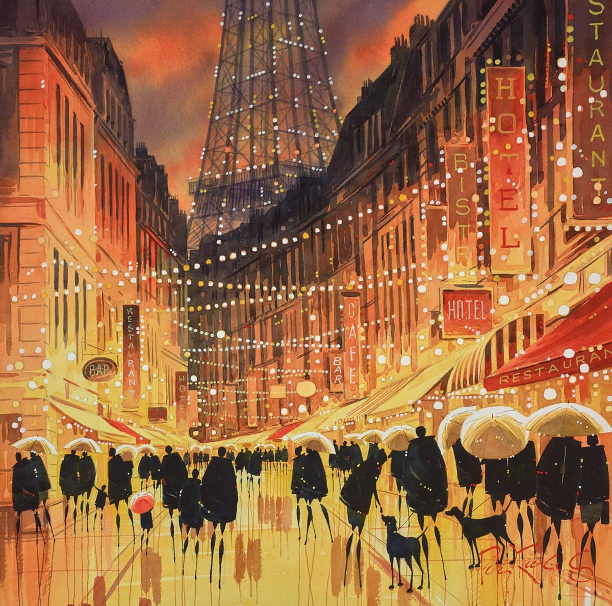 Paris Lights | Peter J Rodgers – Clarendon Fine Art