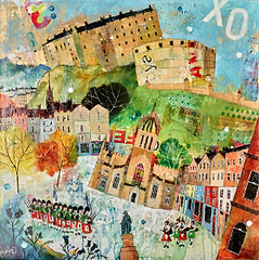 Edinburgh Castle | Richard Burel - Clarendon Fine Art
