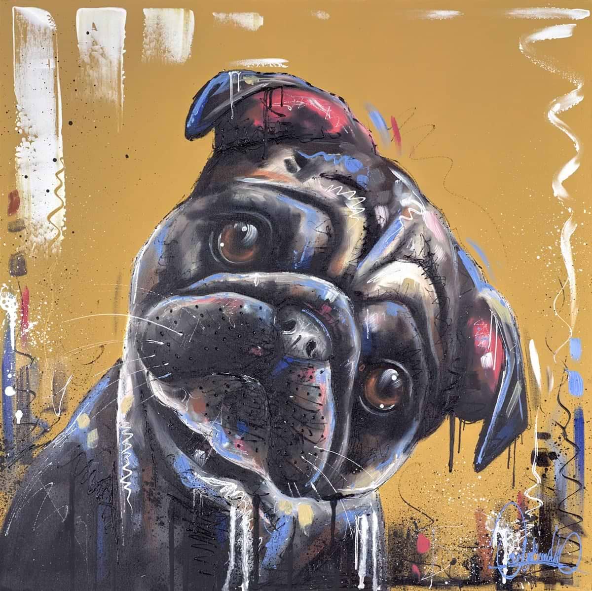 Pug Pose II | Samantha Ellis – Clarendon Fine Art