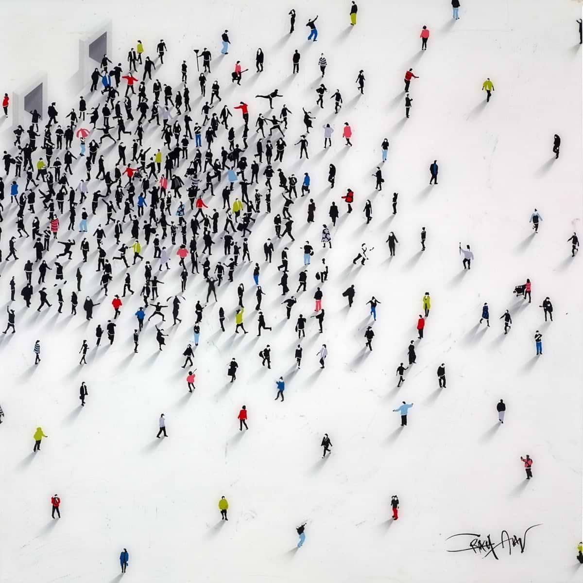 Populous Abstract | Craig Alan - Clarendon Fine Art