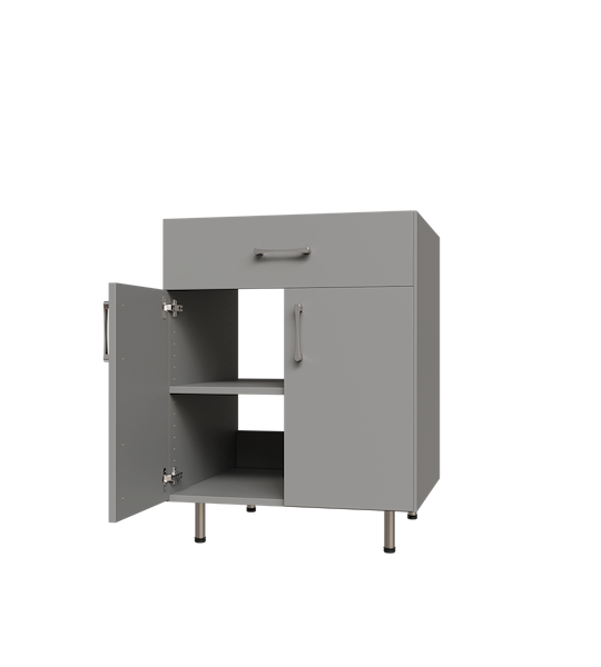 Lower Door, 1 Drawer Garage Base | Modular Closets