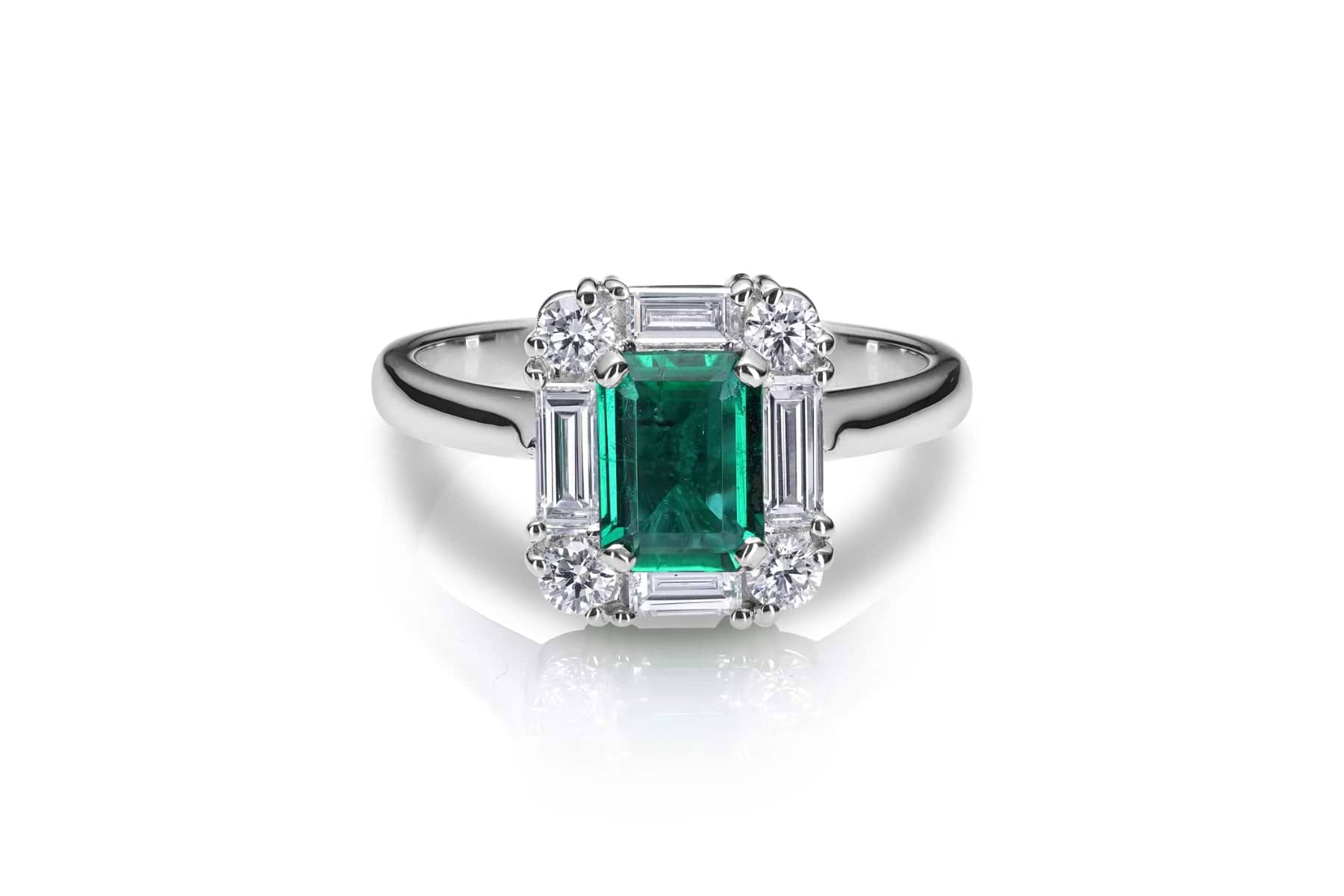 Emerald Engagement Rings Collection | Paul Bram