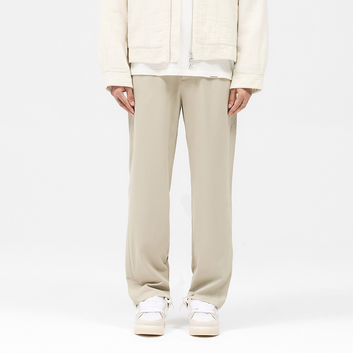 Represent Core Pant | Smart Tailored Trousers in Light Grey | REPRESENT