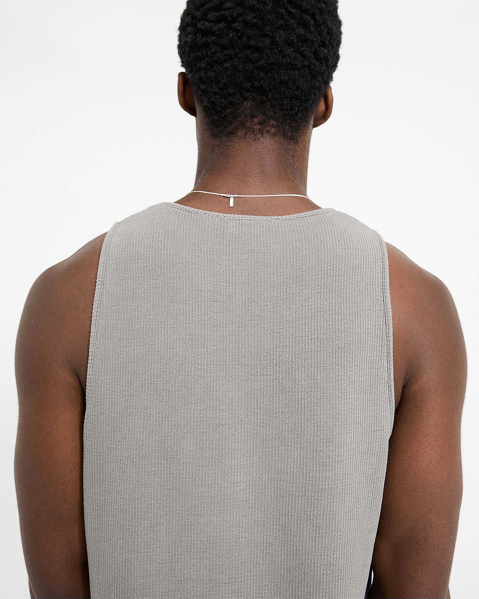 Waffle Vest | Ultimate Grey | REPRESENT CLO