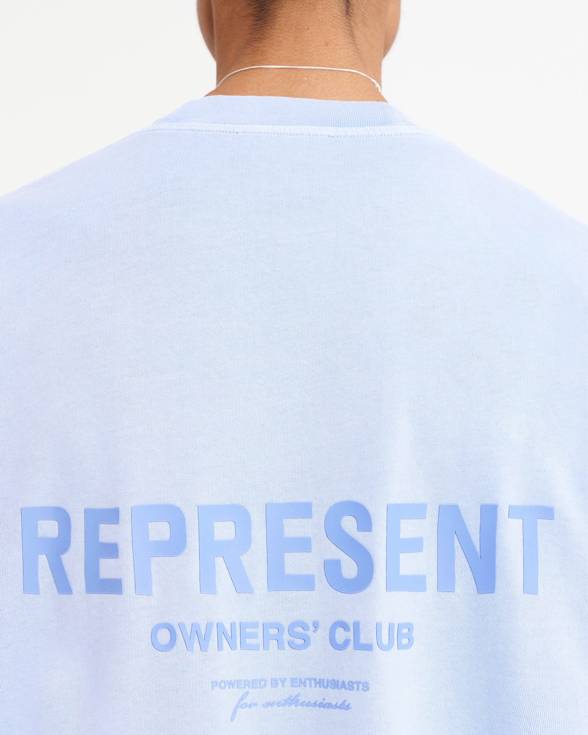 Represent Owners Club T-Shirt | Vista Blue | REPRESENT CLO