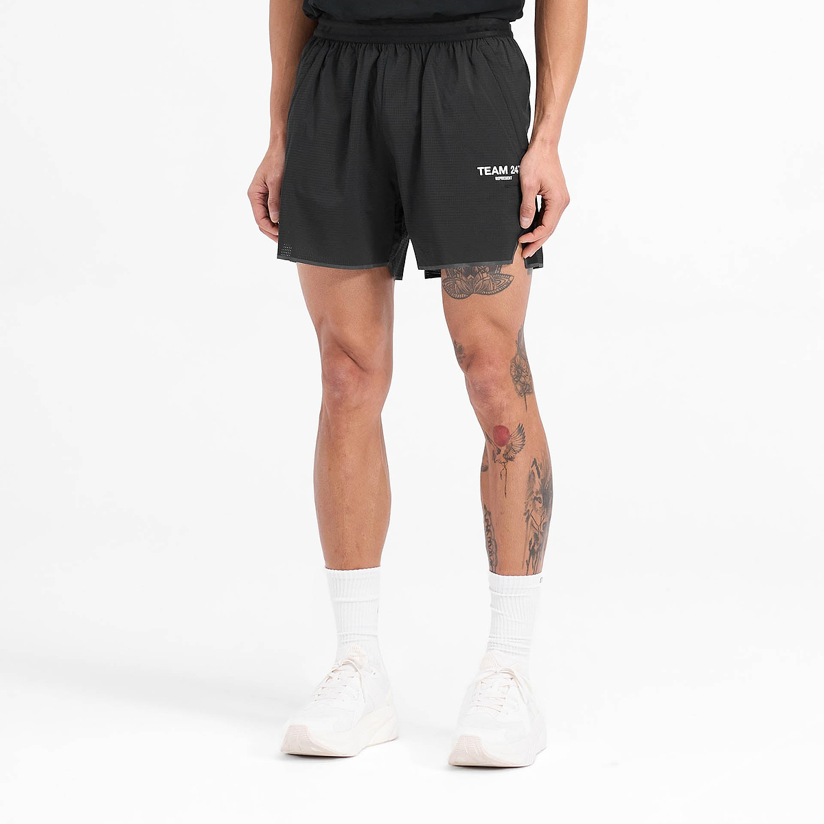 Team 247 Aero Shorts | Black | REPRESENT