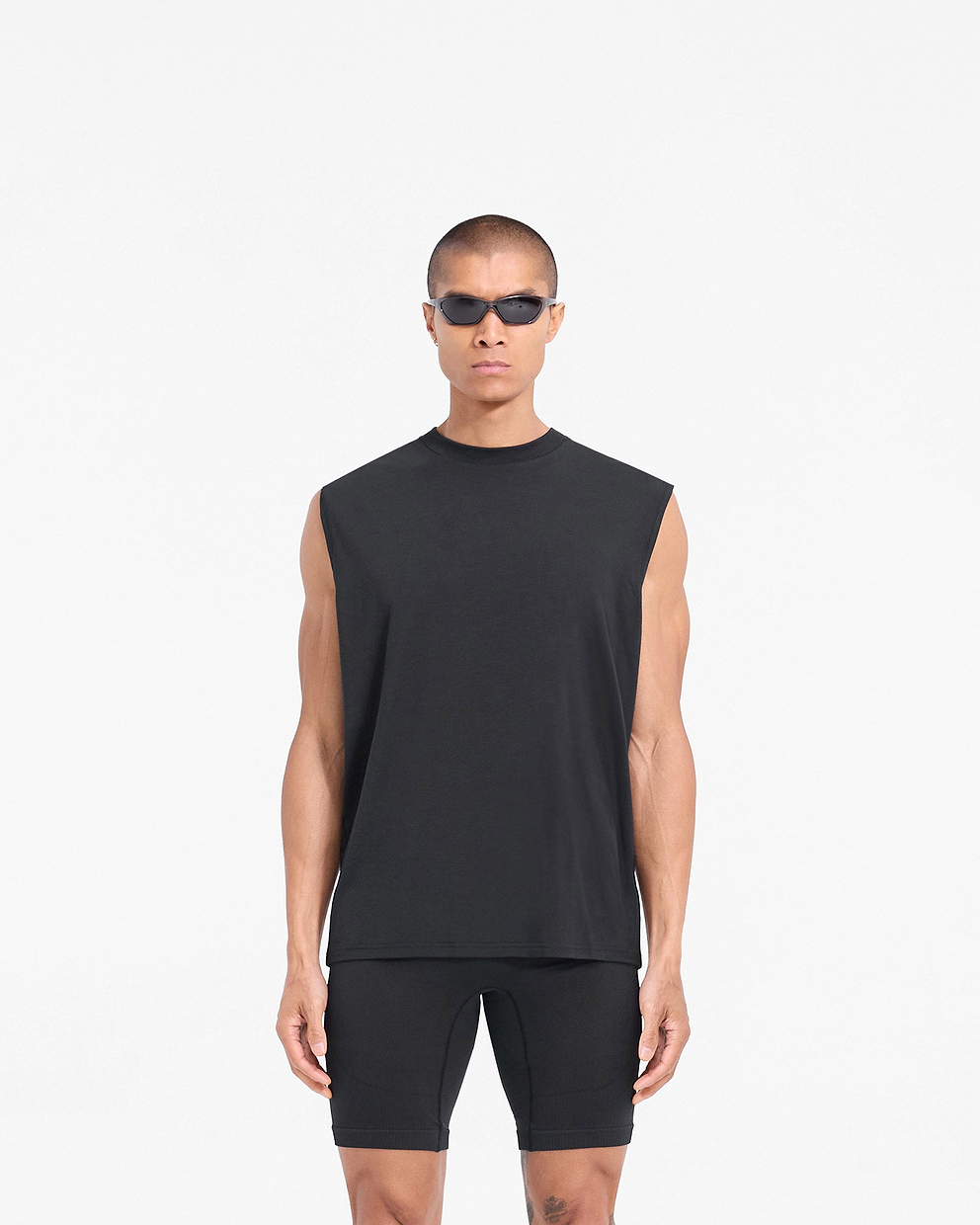 Black Oversized Tank Top | 247 DNA | REPRESENT