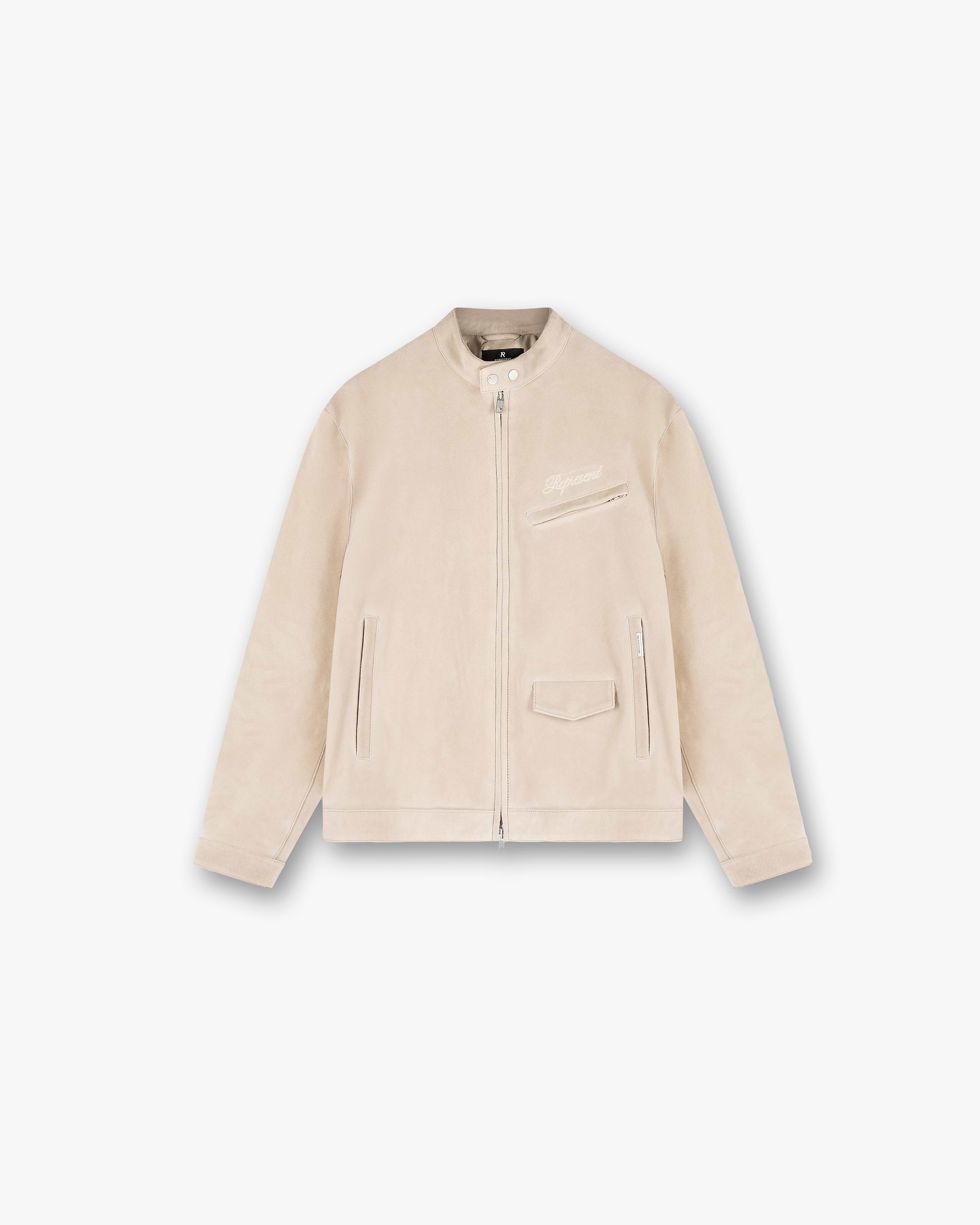 Overdrive Suede Jacket | Beige | REPRESENT