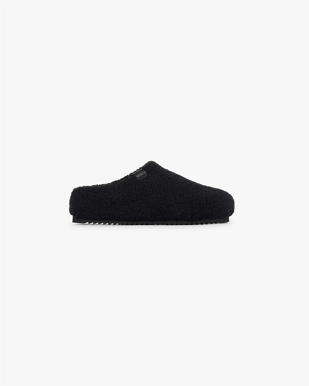 Black Fluffy Mule | Mens Footwear Slip-On Mules | REPRESENT
