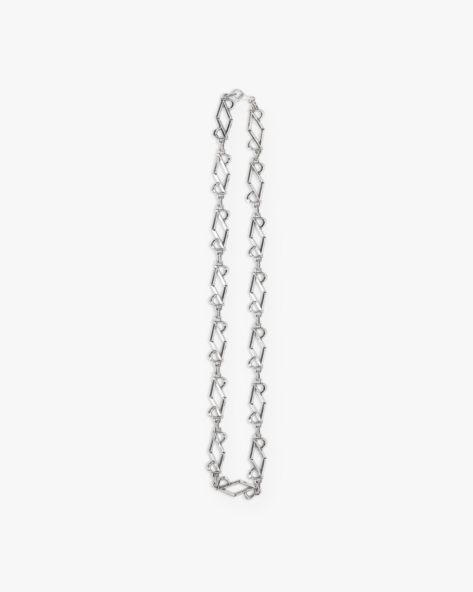 Silver Initial Chain Necklace | Accessories | REPRESENT