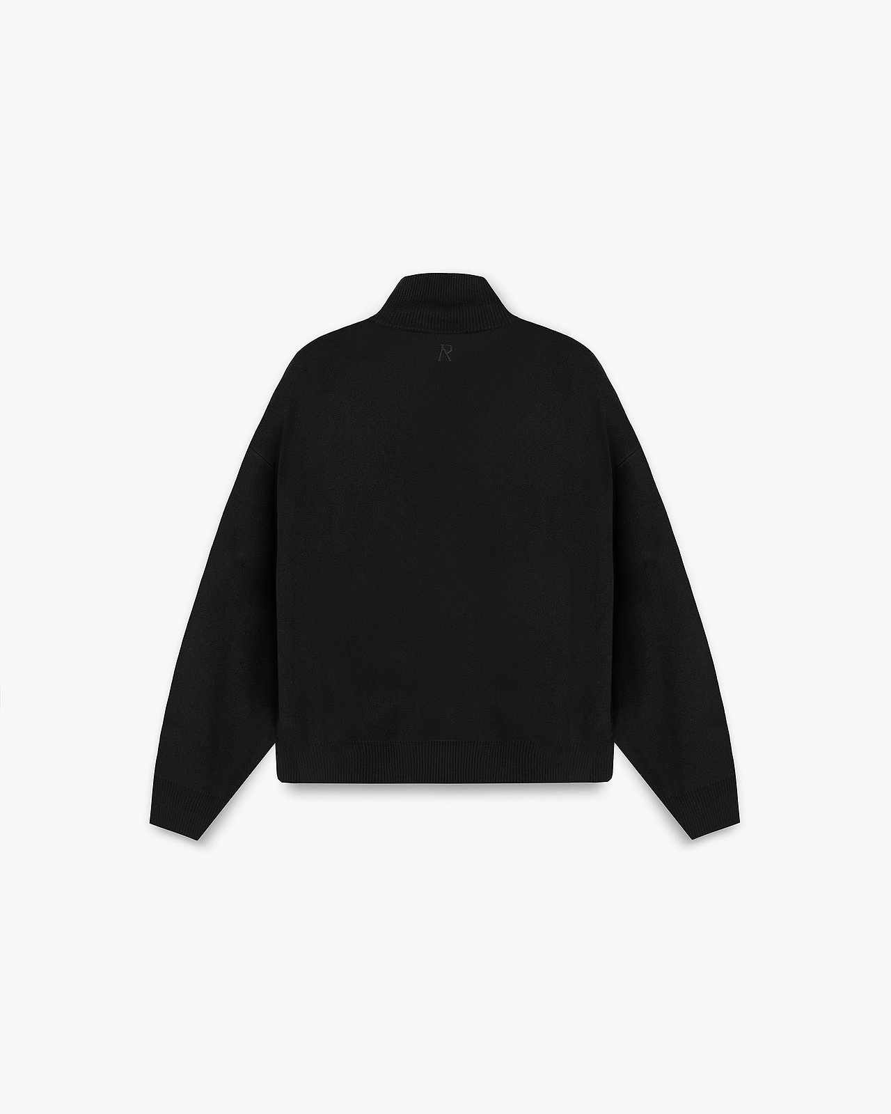 Initial Knitted Track Jacket - Jet Black | REPRESENT