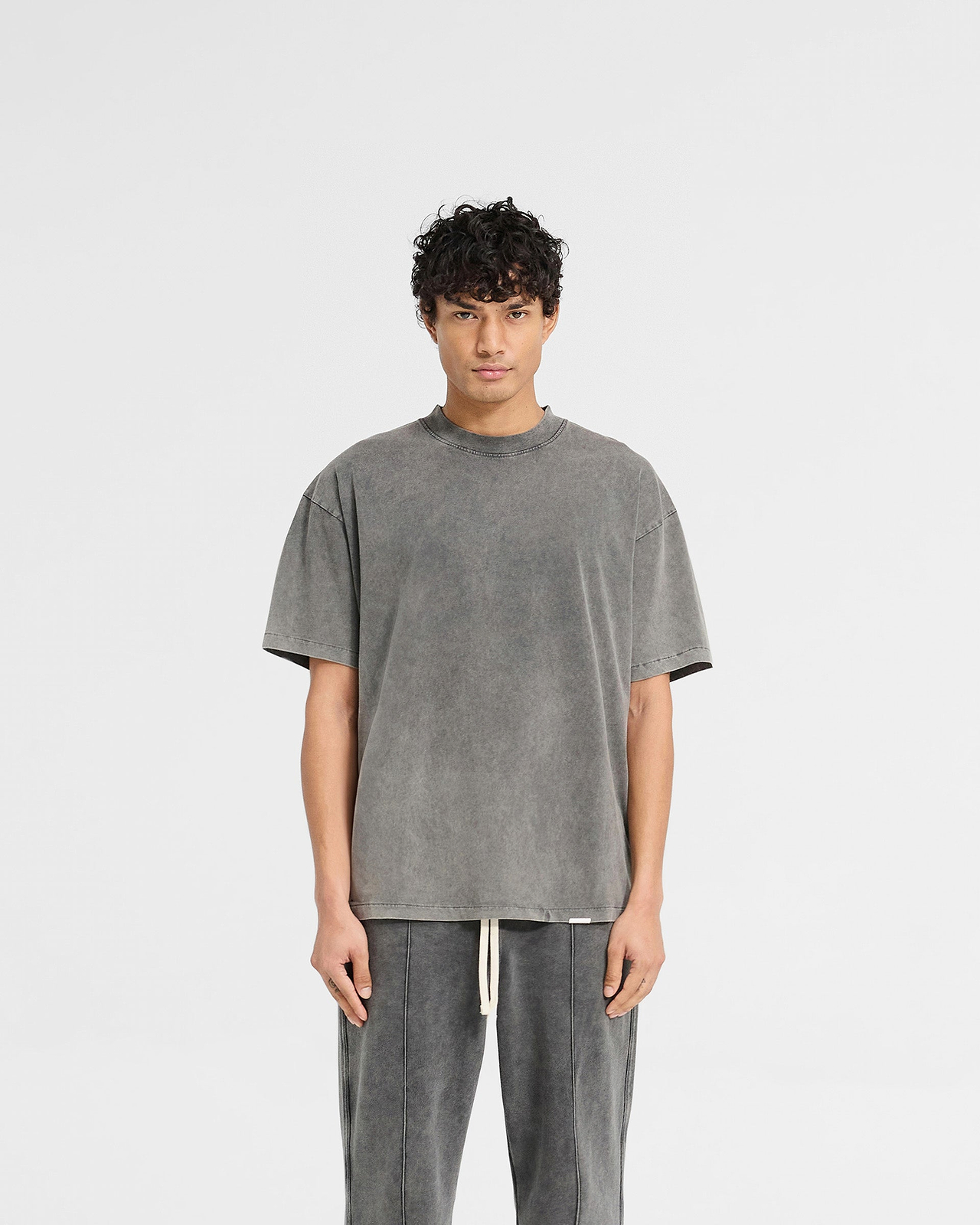 Initial Oversized T-Shirt | Vintage Grey | REPRESENT