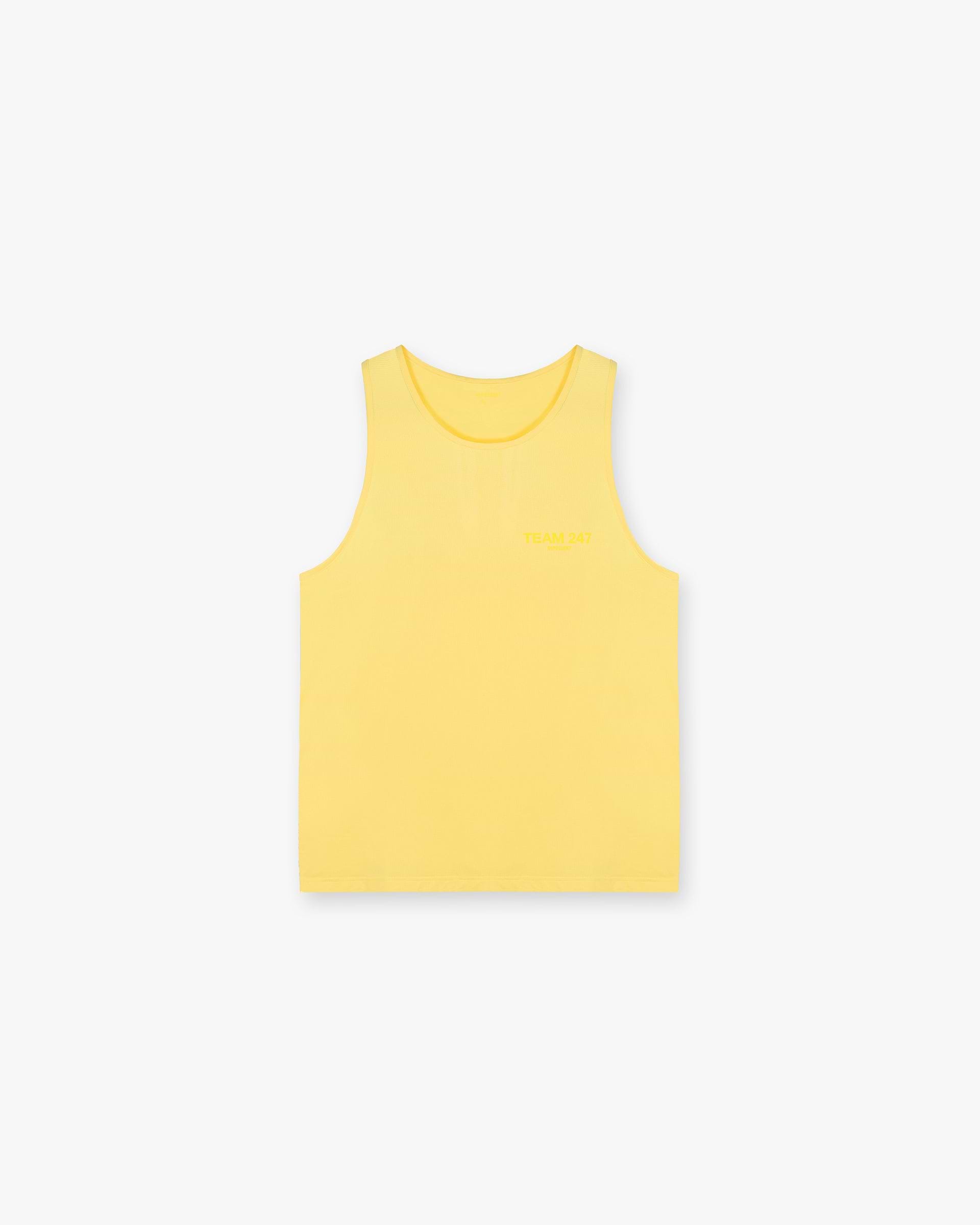 Team 247 Run Vest - Lemon | REPRESENT